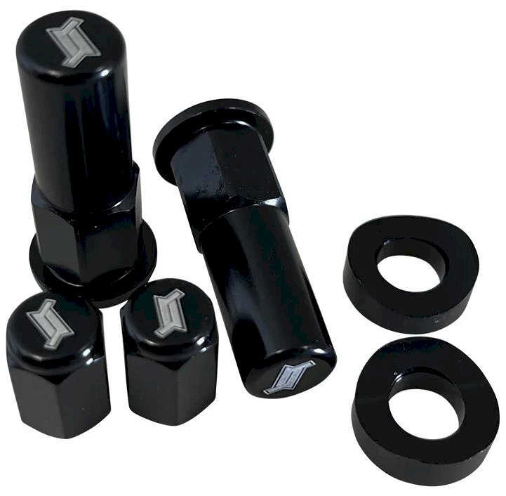 Rim Lock Nut & Valve Cap Kit