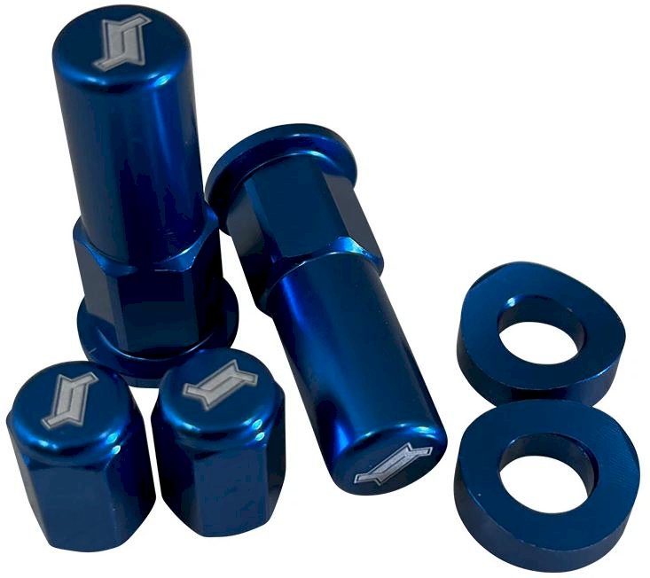 Rim Lock Nut & Valve Cap Kit